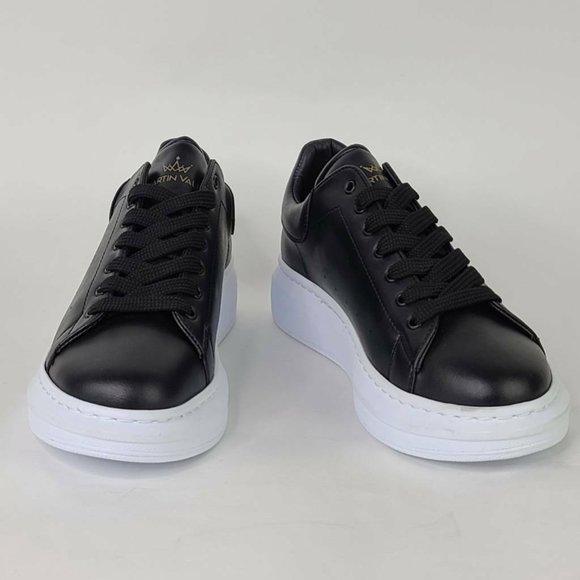 Martin Valen | Shoes | Martin Valen Sneakers Black Lace Up Platform New ...